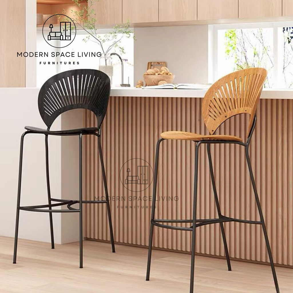 ELAINA Minimalist Bar Stool – Modern Space Living