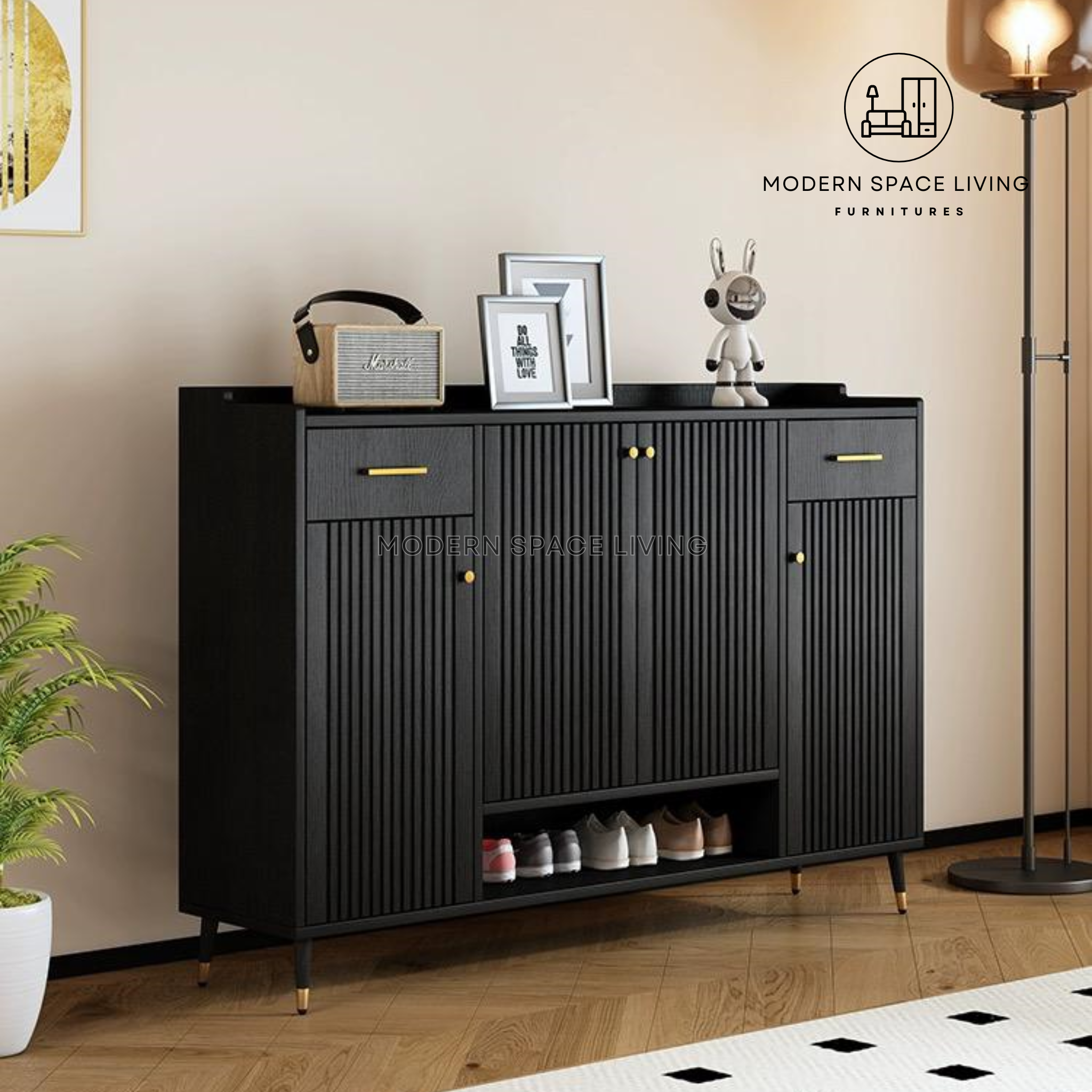 BENJI Modern Shoe Cabinet – Modern Space Living