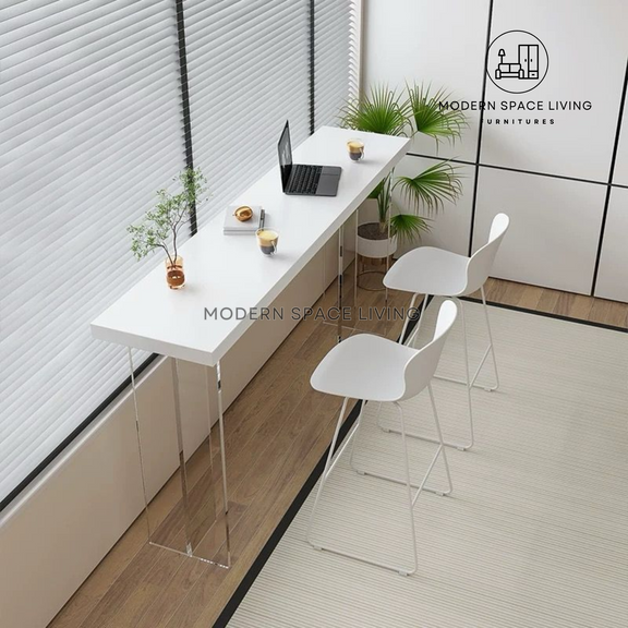 ELOISE Modern Acrylic Bar Table – Modern Space Living