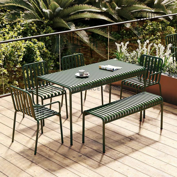 POSH Modern Outdoor Dining Table & Chairs – Modern Space Living