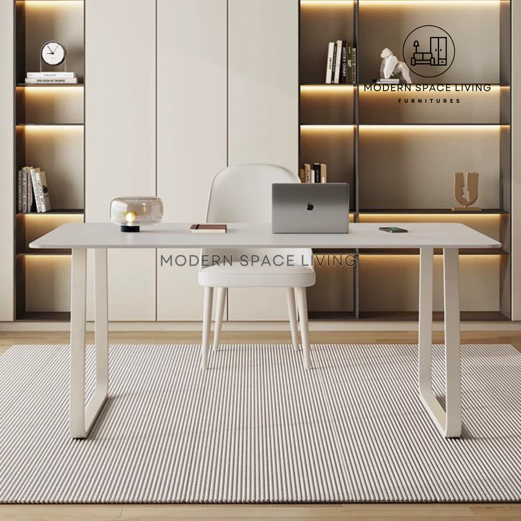 HAYA Modern Sintered Stone Desk – Modern Space Living