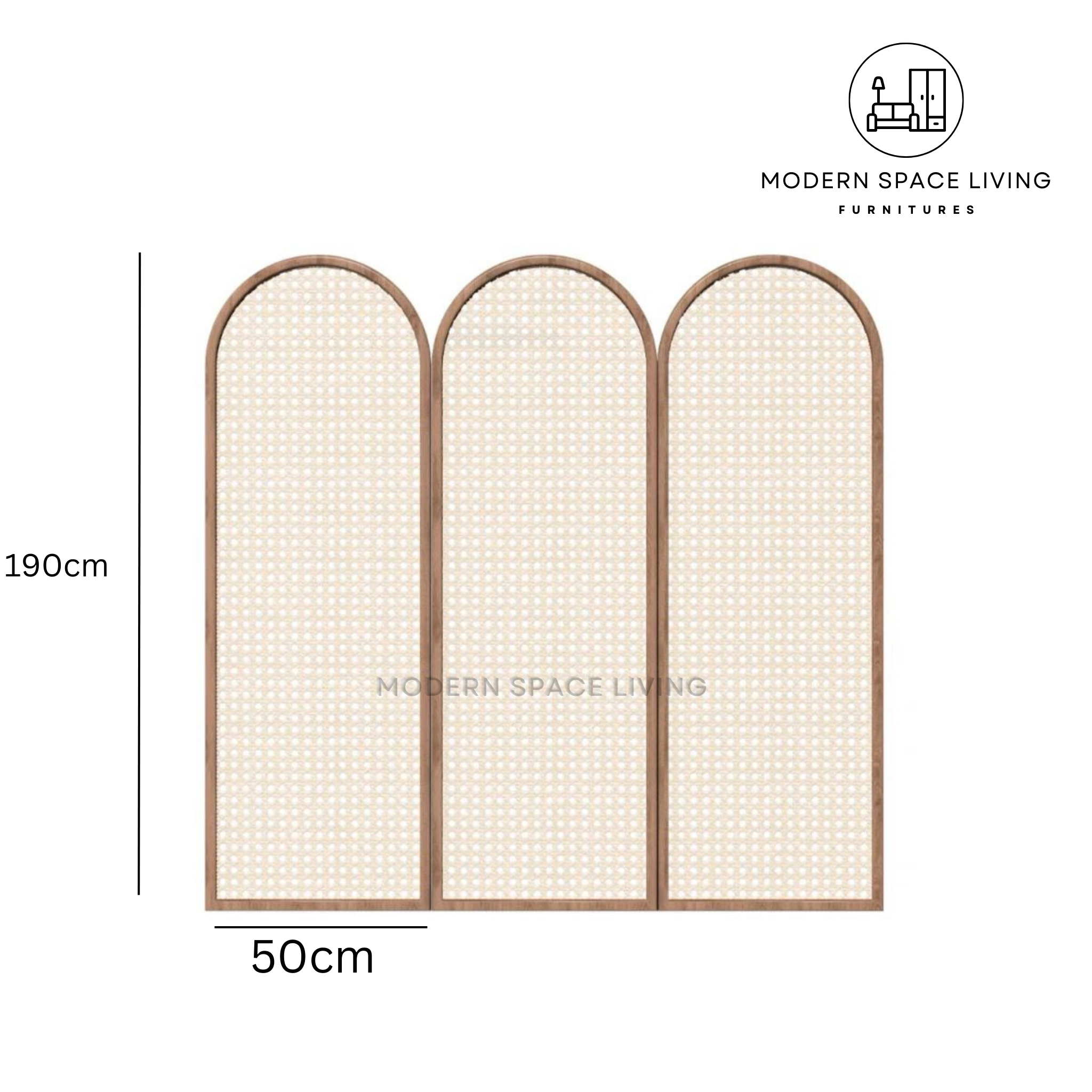 BROOKE Modular Rattan Divider – Modern Space Living