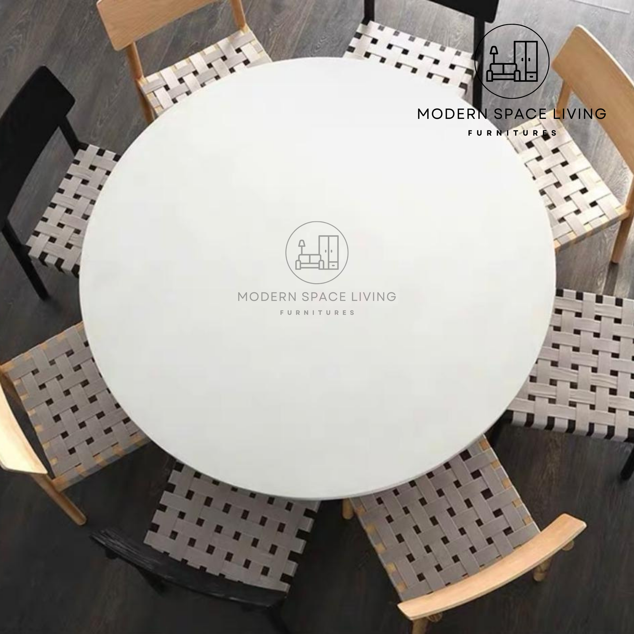 ADA Japandi Solid Wood Dining Table – Modern Space Living