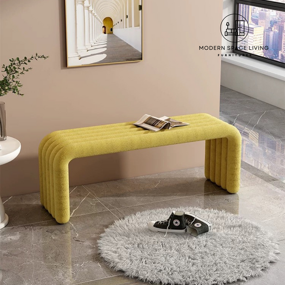 BOWIE Modern Entryway Bench – Modern Space Living