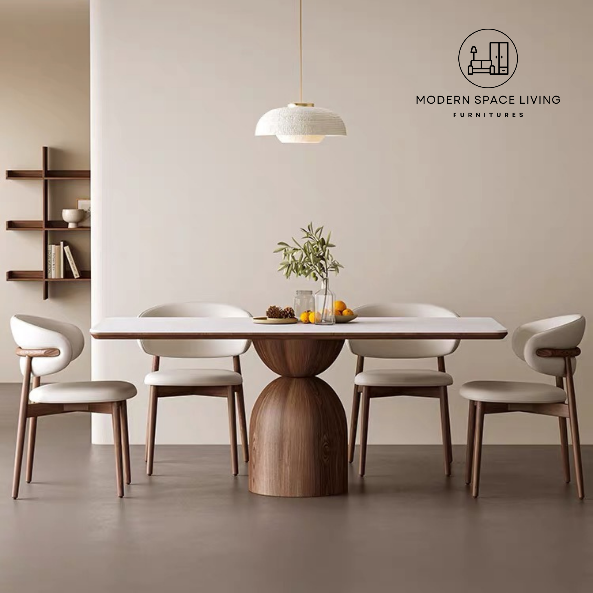 SUNLEE Modern Sintered Stone Dining Table – Modern Space Living