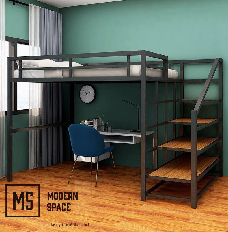 CHRISTINE Modern Loft Bed Frame – Modern Space Living