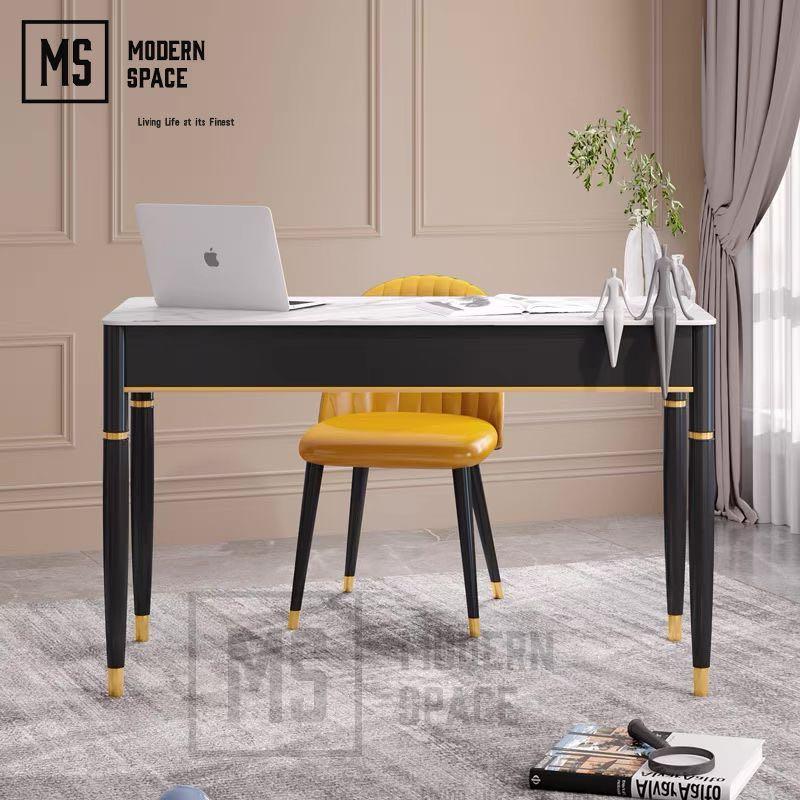DYLAN Modern Sintered Stone Desk – Modern Space Living