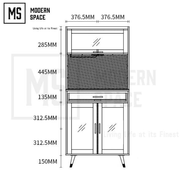 LIBBY Modern Buffet Hutch – Modern Space Living