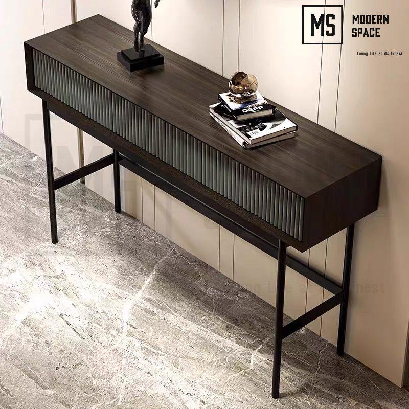 BLAKELY Solid Wood Hallway Console – Modern Space Living