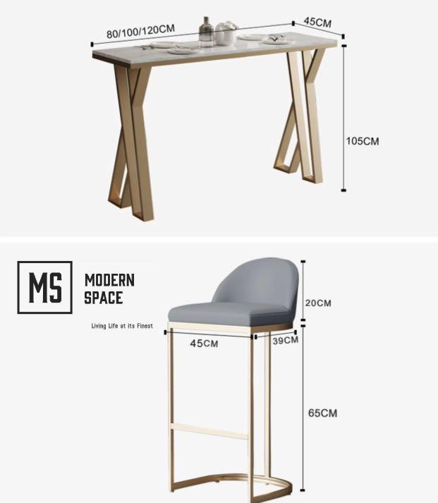 RUM Modern Bar Table Set – Modern Space Living