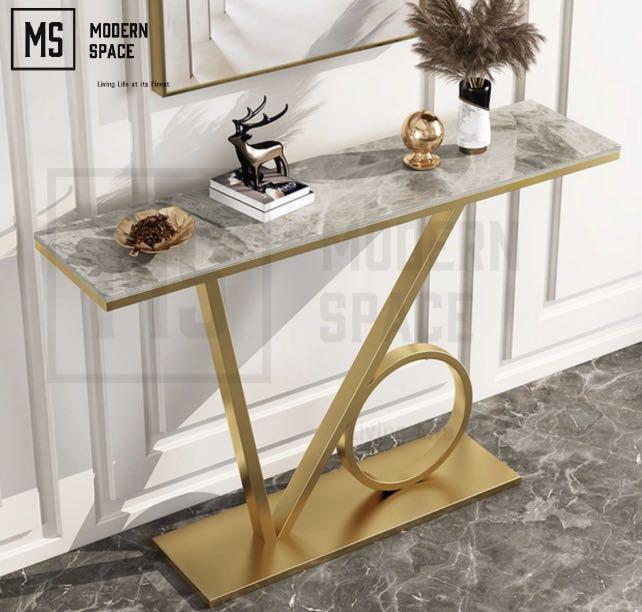 JEFF Modern Sintered Stone Hallway Console – Modern Space Living