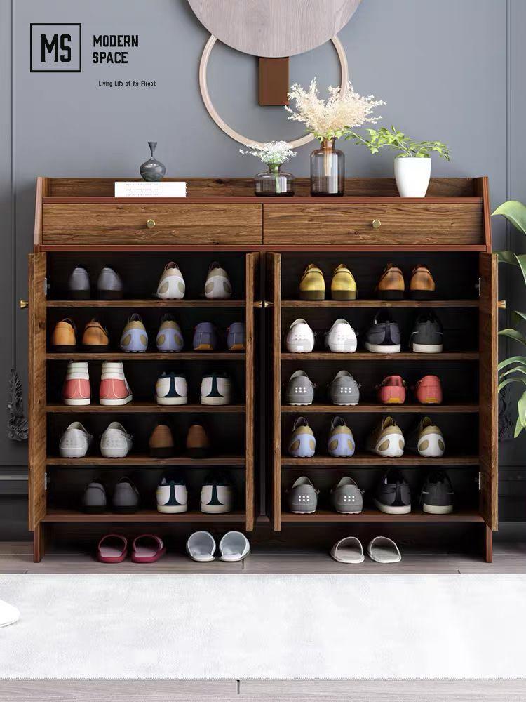JEFFERY Rustic Shoe Cabinet – Modern Space Living