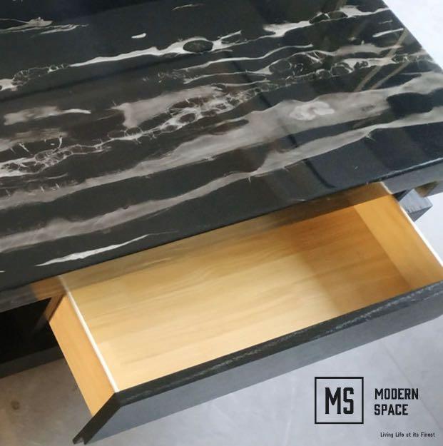 JOSEPH Modern Marble TV Console / Coffee Table – Modern Space Living