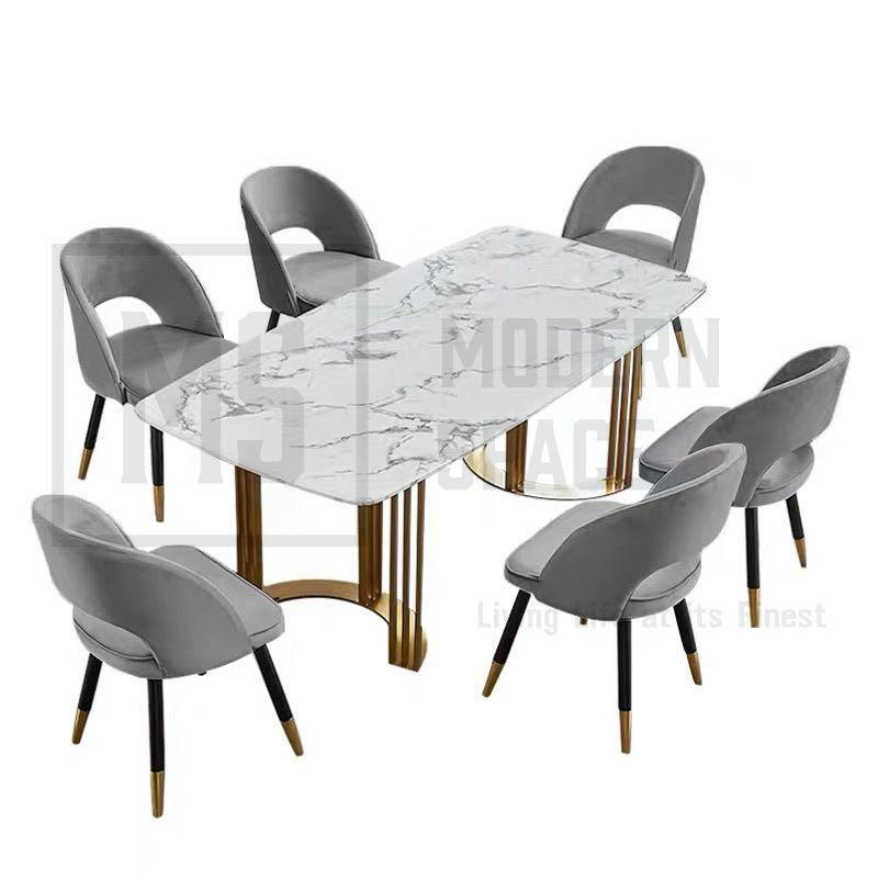 KASARI Modern Marble Dining Table – Modern Space Living