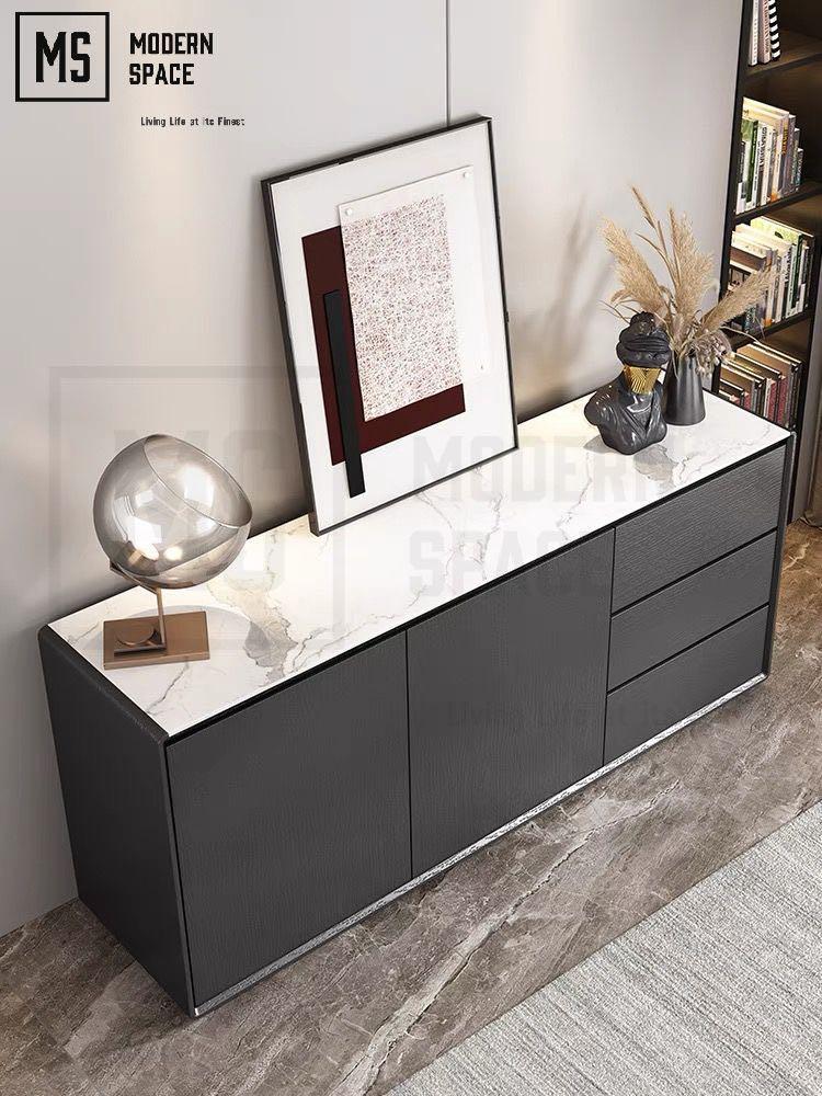 EDWIN Modern Sintered Stone Sideboard – Modern Space Living