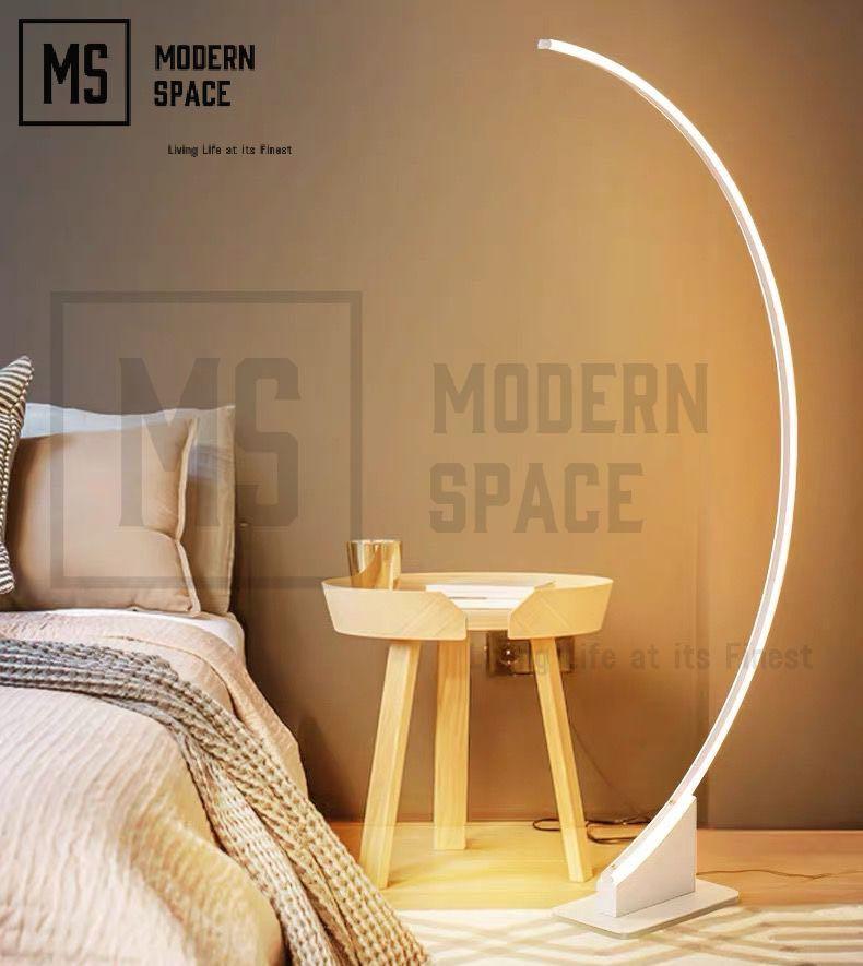 ROXIE Modern LED Half Moon Floor Lamp – Modern Space Living