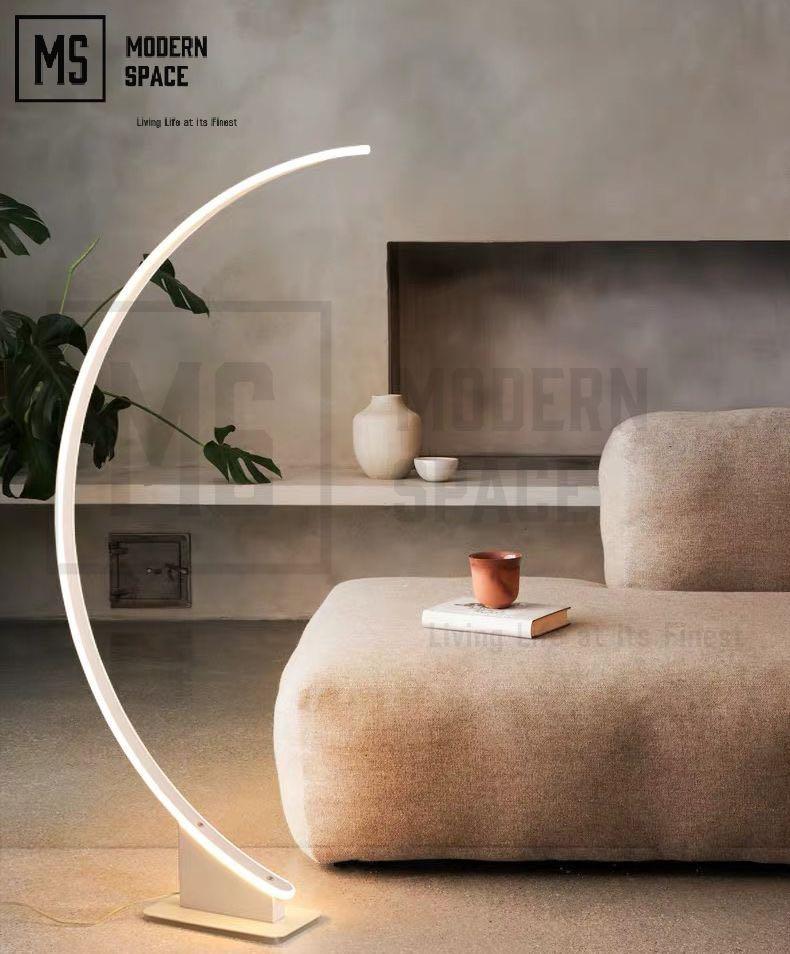 ROXIE Modern LED Half Moon Floor Lamp – Modern Space Living