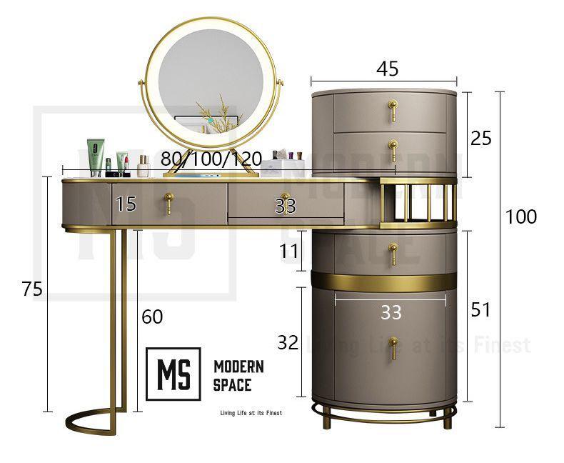 STARIE Modern Dressing Table Set – Modern Space Living
