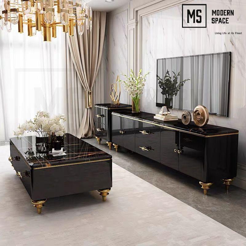 STELLA Modern Marble TV Console / Coffee Table – Modern Space Living