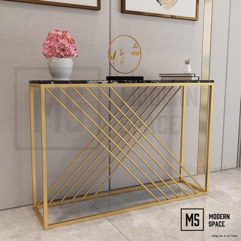 SUZANNE Modern Marble Hallway Console – Modern Space Living